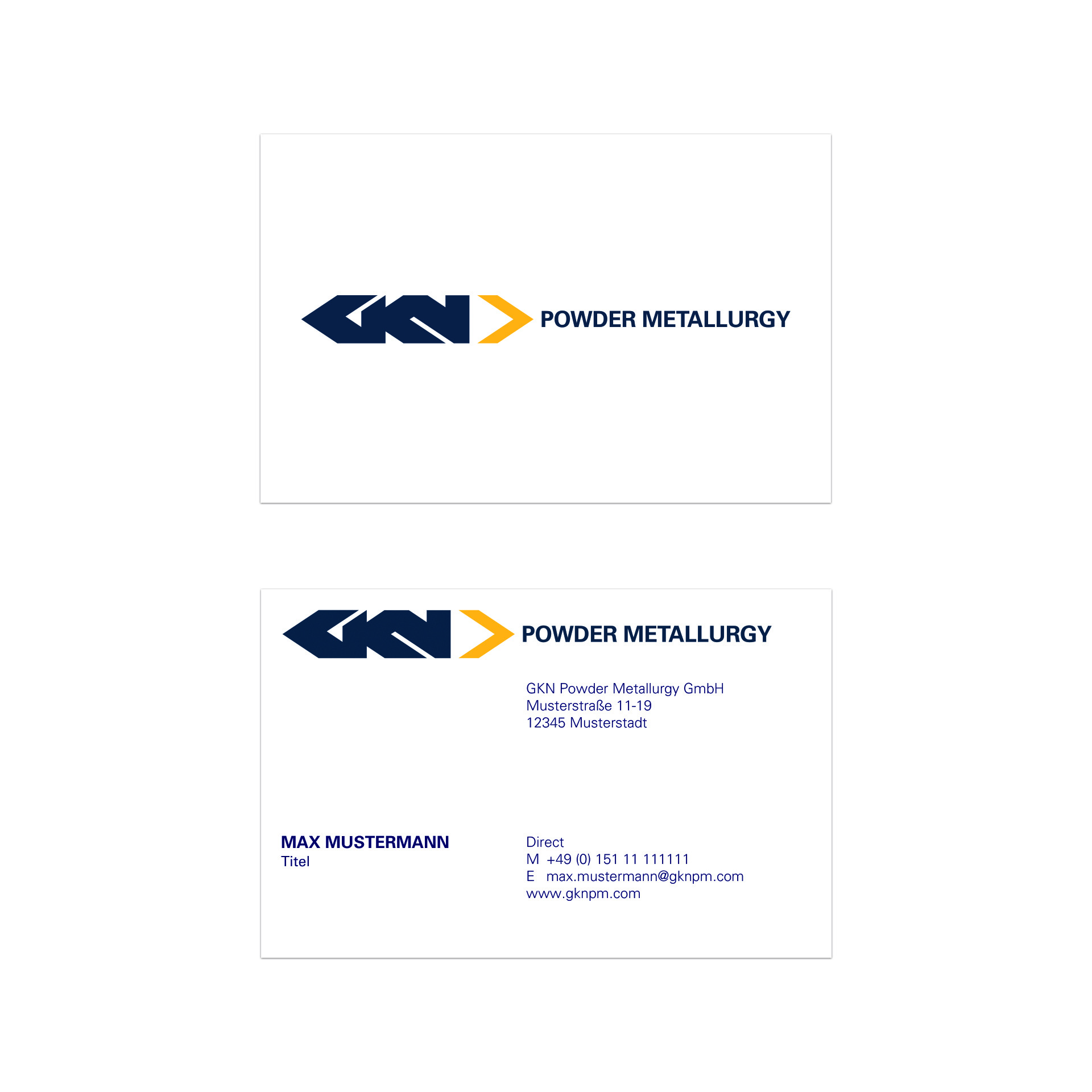 GKN-Visitenkarten quer 85 x 55 mm | 250 | gkn-10034.1
